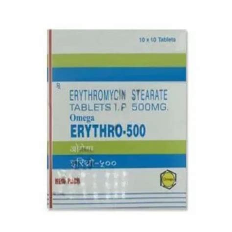 Erythromycin Mg Tablet At Rs Stripe Erythromycin Tablet In Amravati ID