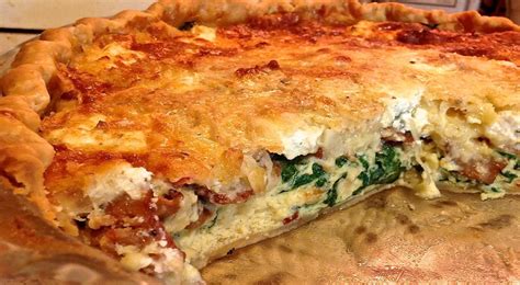 Bacon Cheese And Spinach Quiche Agonline