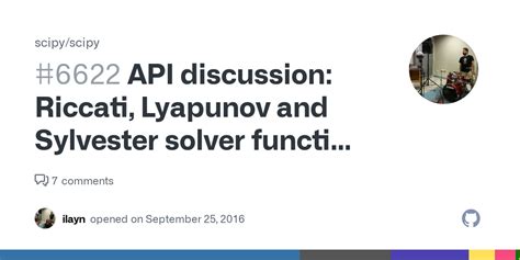 Api Discussion Riccati Lyapunov And Sylvester Solver Function Names