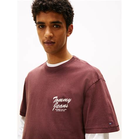Tommy Jeans Mens Tj Novelty T Shirt Usc