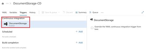 azure devops pipelines prevent cd pipeline from being triggered directly