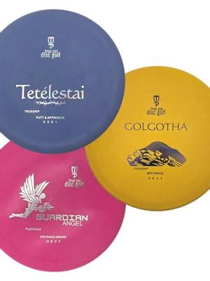 True Par 3 Disc Golf Set Disc Golf Putter Midrange And Distance Driver