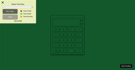 Calculator Codesandbox