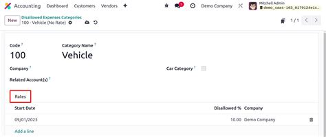 Disallowed Expenses In Odoo 17 Accounting Odoo V17 Enterprise Edition Book