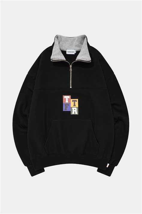 오버핏 아노락 맨투맨 팀팩토리