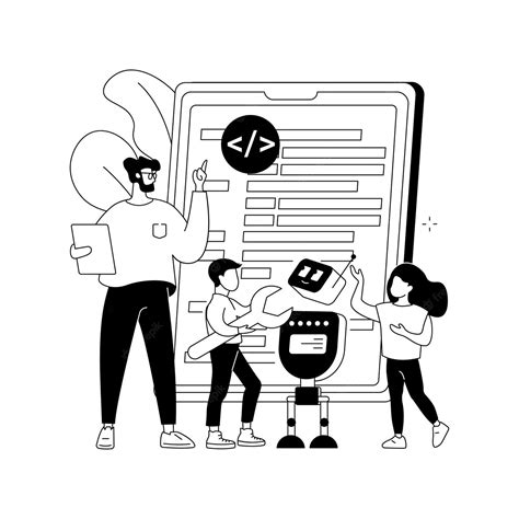 Premium Vector Computer Programming Camp Abstract Concept Vector