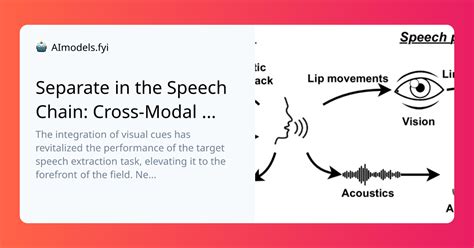 Separate In The Speech Chain Cross Modal Conditional Audio Visual Target Speech Extraction Ai
