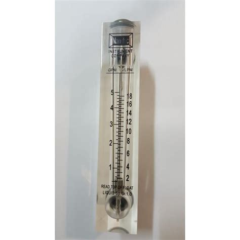 5 Gpm Flowmeter Plain 5 Gpm Flow Meterrotameter Shopee Malaysia