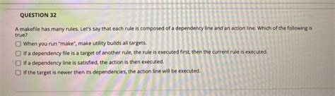 Solved Question 31 Whats The Difference Between Struct And