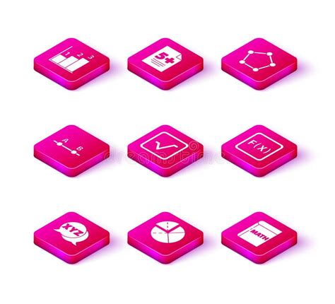 Set Xyz Coordinate System Graph Schedule Chart Diagram Square Root Book With Word