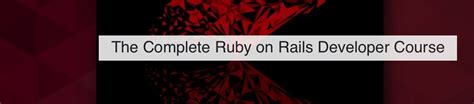 reddit comments on the complete ruby on rails developer course udemy