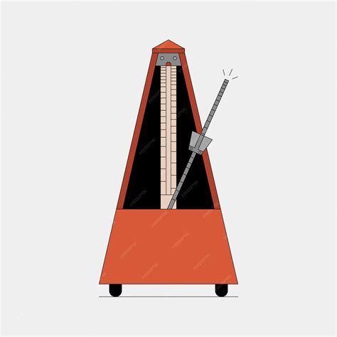 Premium Vector Vector Outline Illustration Of Metronome Music And