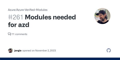Modules Needed For Azd · Issue 261 · Azure Azure Verified Modules · Github