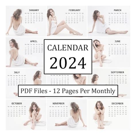 Naked Women Calendar Etsy