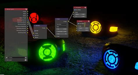 Cycles Render Engine Compositor Glare Node Blender Stack Exchange