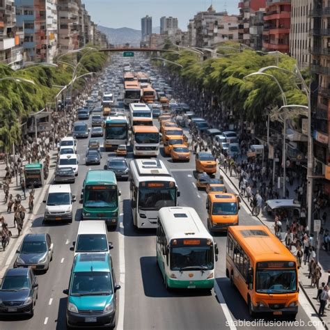 Sustainable Urban Mobility Stable Diffusion Online