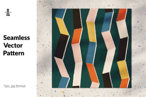 Abstract Zig Zag Seamless Pattern Graphic By Northseastudio Creative Fabrica