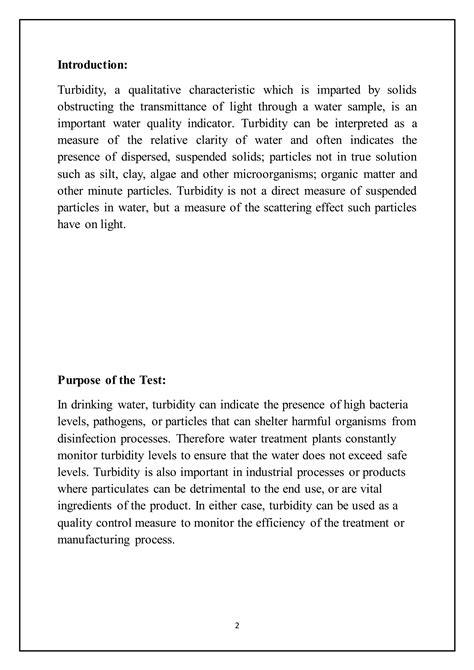 Turbidity Docx