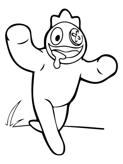 Rainbow Friends Roblox Coloring Pages Free Printable Coloring Pages