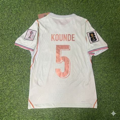 Jules Kounde France 2026 World Cup Away Jersey Jerseys
