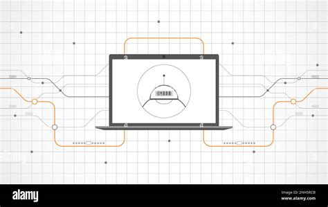 Laptop Technology Background Abstract Ai Artificial Intelligence Technology With Line Digital