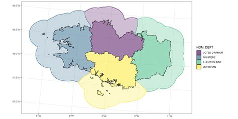 Buffer Areas For Nearest Neighbours Or National Marine Areas