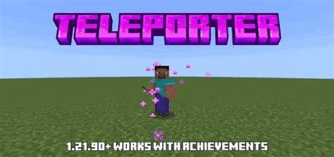 Teleporter Gallery Minecraft Bedrock Addons Curseforge