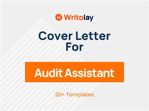 Audit Assistant Cover Letter Examples 4 Templates Writolay