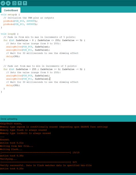 Attiny817 How Do I Enable Pwm On Pc0 And Pc1 Tcd0 Leds And
