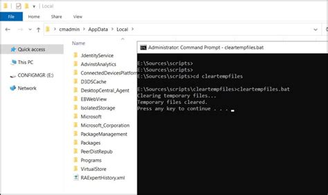 How To Create Batch File To Delete Temp Files