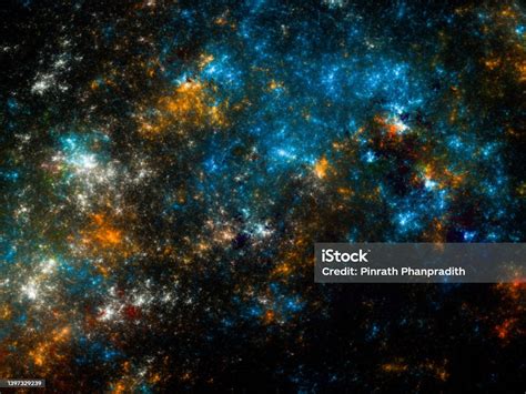 추상 프랙탈 아트 배경 천문학과 성운의 암시 컴퓨터 생성 프랙탈 일러스트 아트 성운 3차원 형태에 대한 스톡 사진 및 기타 이미지 3차원 형태 개념 개념과 주제