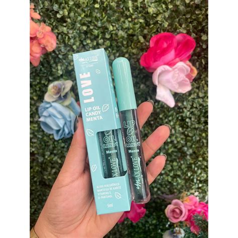 Lip Oil Candy Max Love Menta 5ml Shopee Brasil