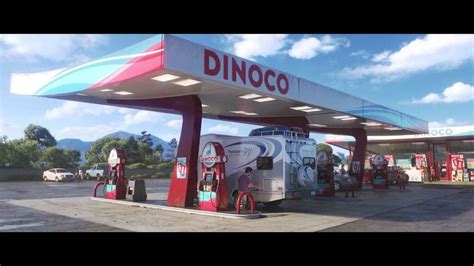 Toy Story Dinoco Gas Station Cars Dinoco Gas Inspired Stand Up Sign