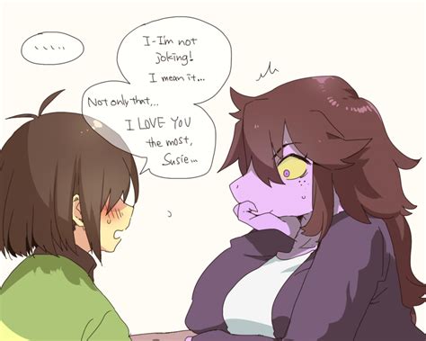 Undertale Comic Krusie Ss Komu Ut Shipping Susie Kris Dreemurr Undertale