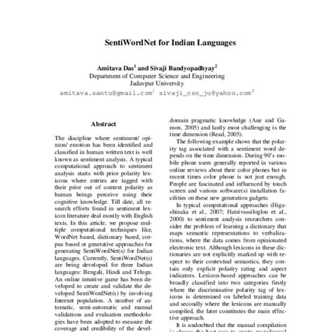 Sentiwordnet For Indian Languages Acl Anthology