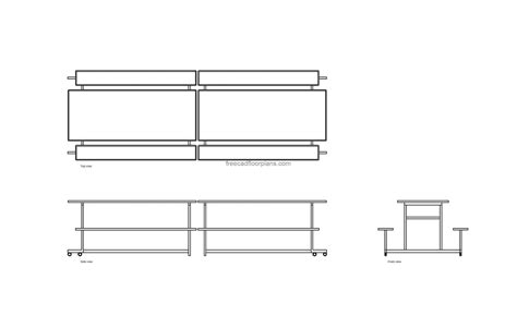 School Cafeteria Table Autocad Block Free Cad Floor Plans