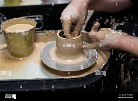 Clay Modeling Training On A Potters Wheel Clay Master Class Art Creativity Modeling Clay