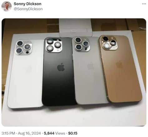 Iphone Pro Max Leak Reveals A Different Color Is Coming
