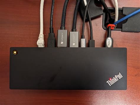 Three Monitors One Thunderbolt 4 Dock R Thinkpad