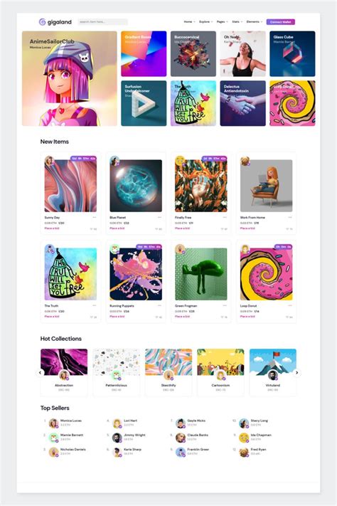 10 Best Nft Marketplace Html Templates • Psd Design