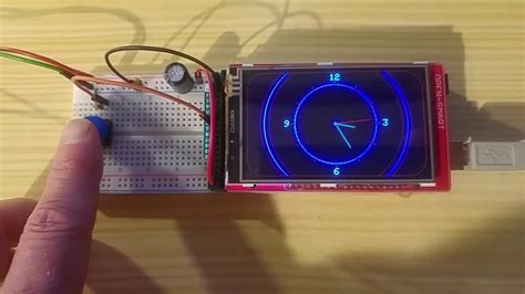 Horloge à Aiguilles Ecran Tft 3 2 V1 0 Arduino Youtube