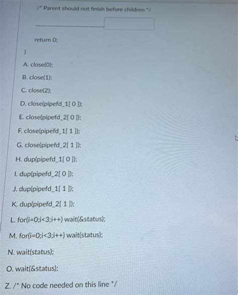 Solved Consider The Following C Program That Executes Three