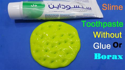 Slime Toothpaste Without Glue How To Make Slime With Toothpaste No