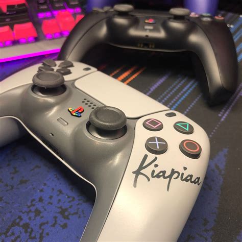 Classic Retro Ps1 Inspired Custom Ps5 Controller Etsy