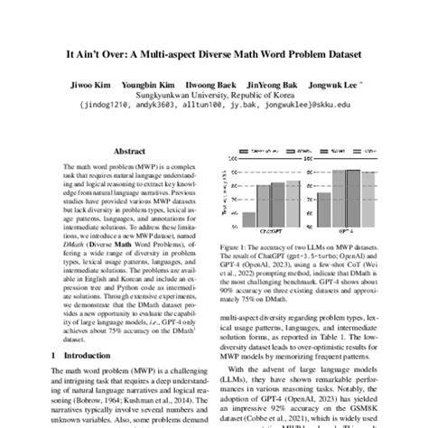 It Aint Over A Multi Aspect Diverse Math Word Problem Dataset Acl