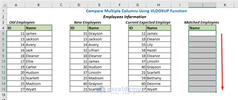 How To Use Vlookup For Multiple Columns In Excel Exceldemy