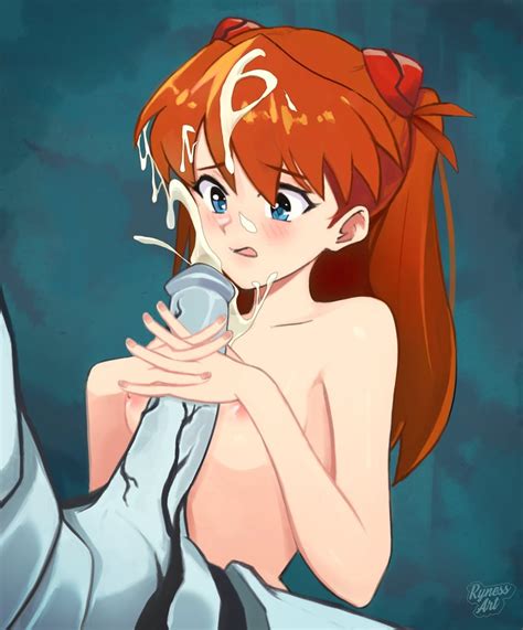 Souryuu Asuka Langley And Mass Production Eva Neon Genesis Evangelion