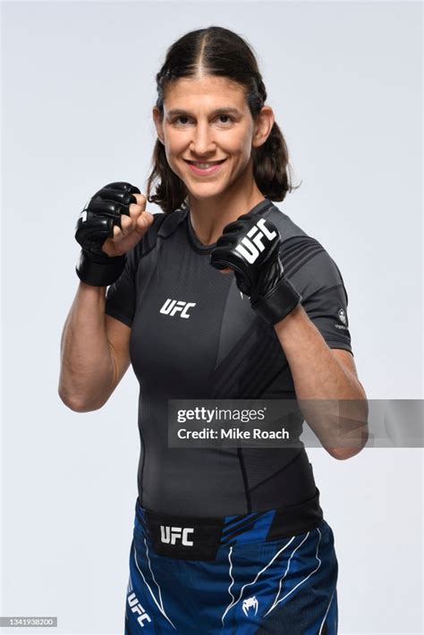 Roxanne Modafferi Poses For A Portrait During A Ufc Photo Session On
