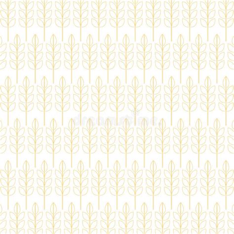 Wheat Pattern Wallpaper Oat Symbol Free Space For Text Stock Vector Illustration Of Space