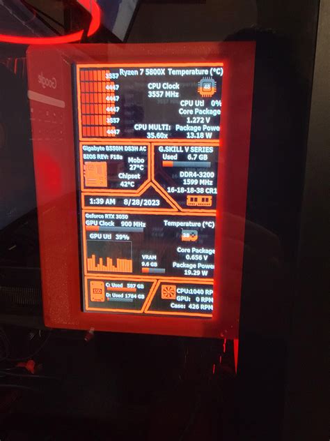 Decided My Pc Needed A Sensor Panel Rpcbuild